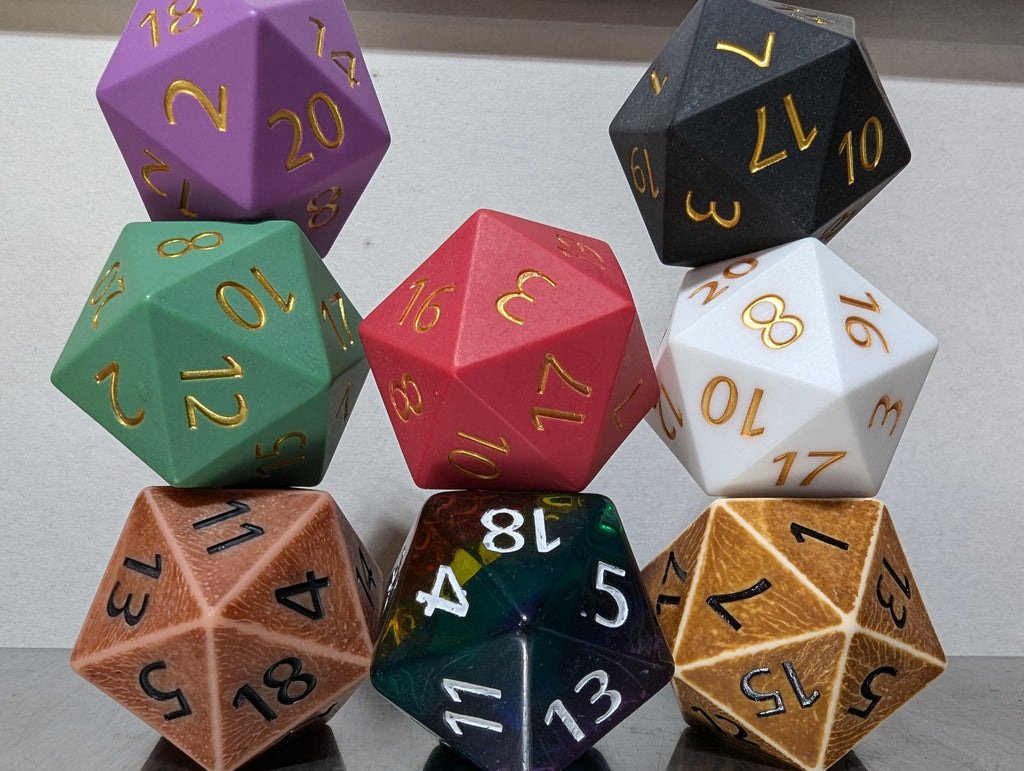 The Colossus Dice Collection: Big Dice for Big Moments in D&D and Beyo