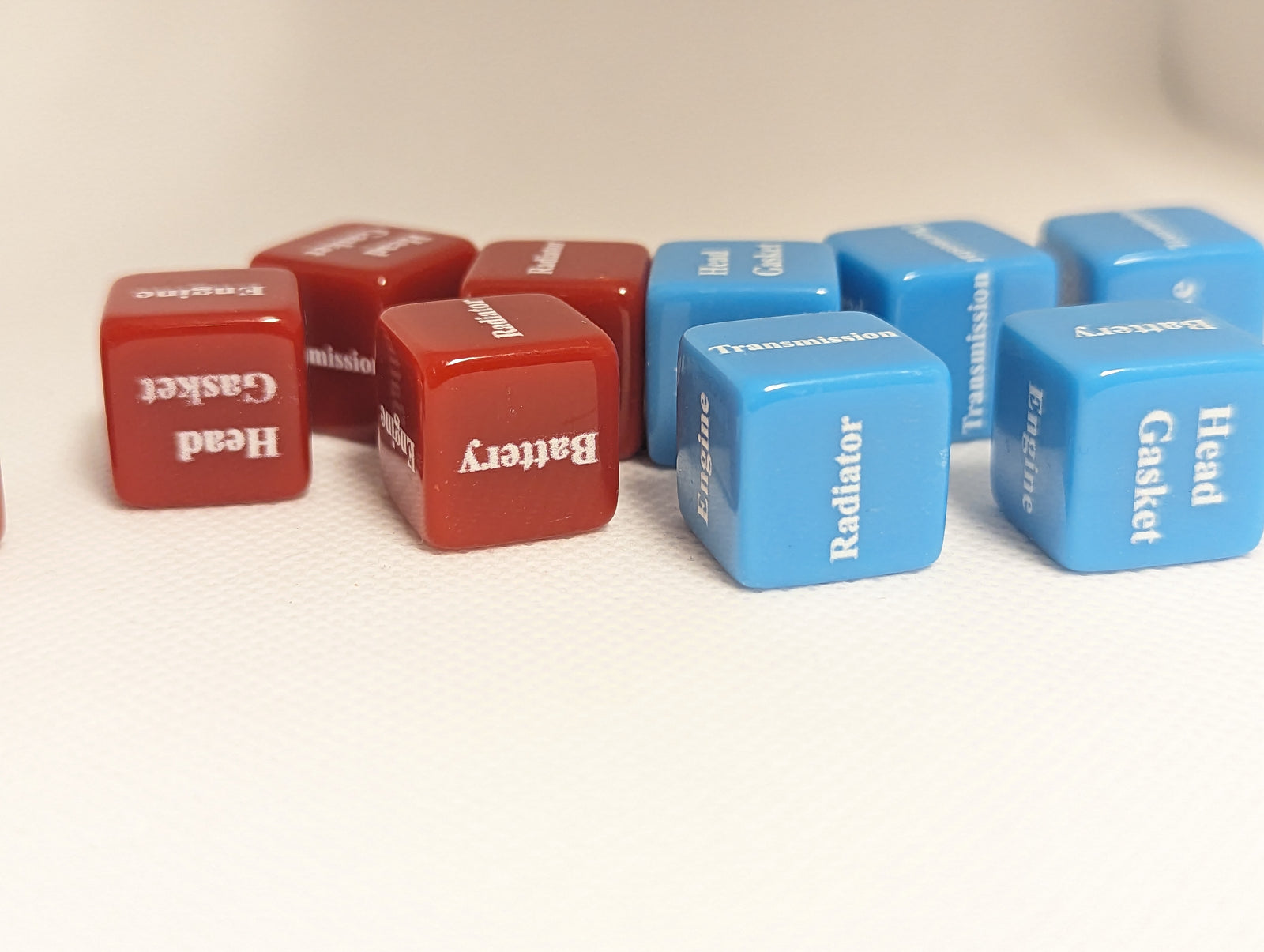 Mechanics Dice d6 | What's Wrong with Your Car Dice 6-Sided 16mm Diagn