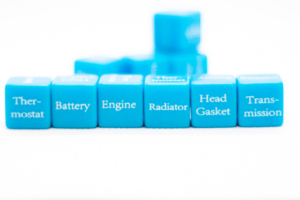 Mechanics Dice d6 | What's Wrong with Your Car Dice 6-Sided 16mm Diagn